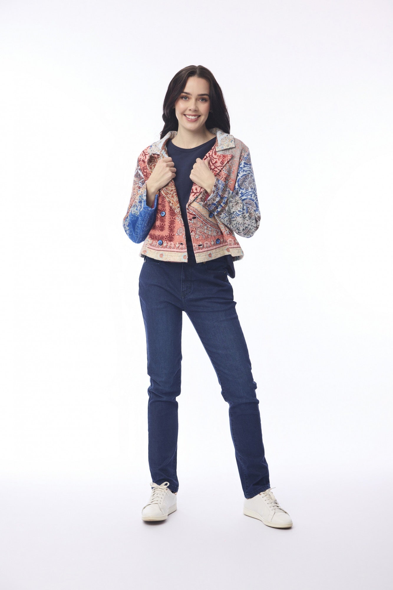 Digital Blazer Short Sanganeer Print Orientique – Swannies Clothing Co